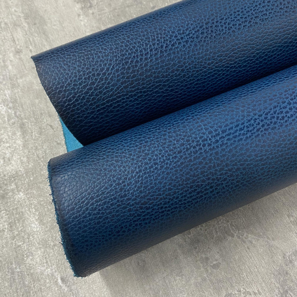 Walpier Dollaro Leather - Blue – Beamhouse Leather